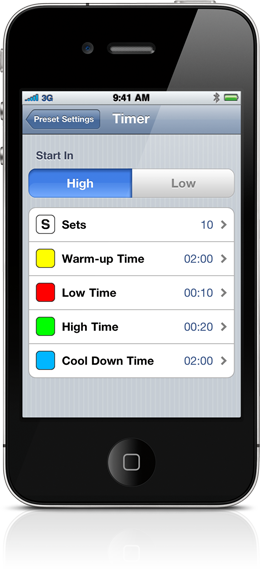 Interval Pro - Interval Timer for iPhone, and iPod touch - SimpleTouch